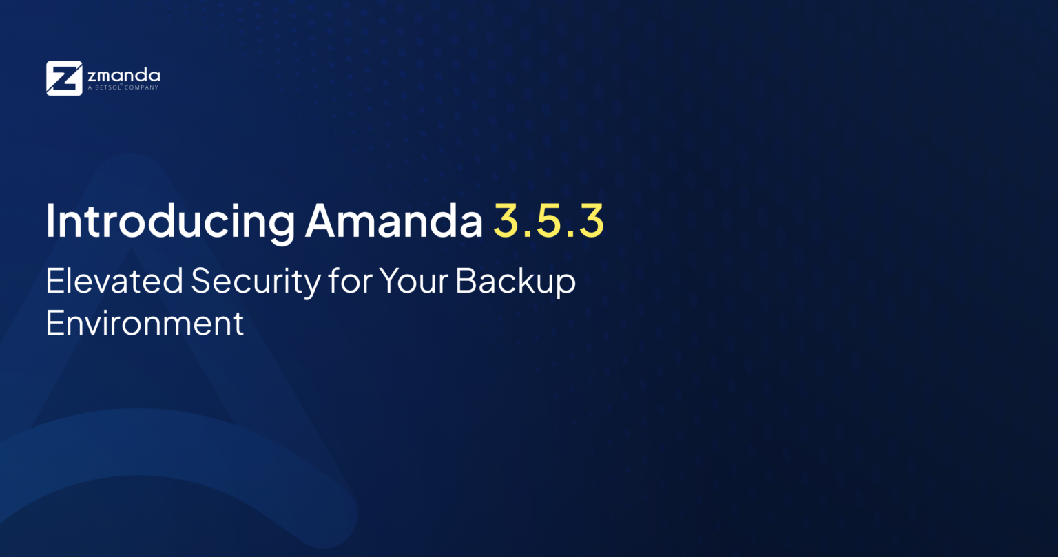 A Quick Guide For Amanda Backup