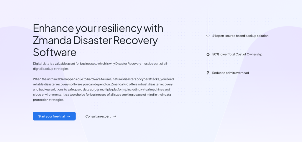 Backup And Disaster Recovery Software | Zmanda