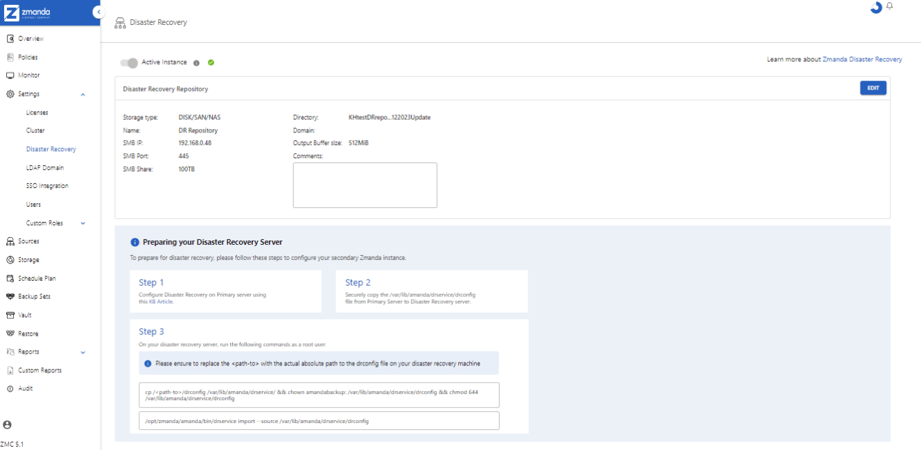 Steps For Disaster Recovery Readiness - Zmanda