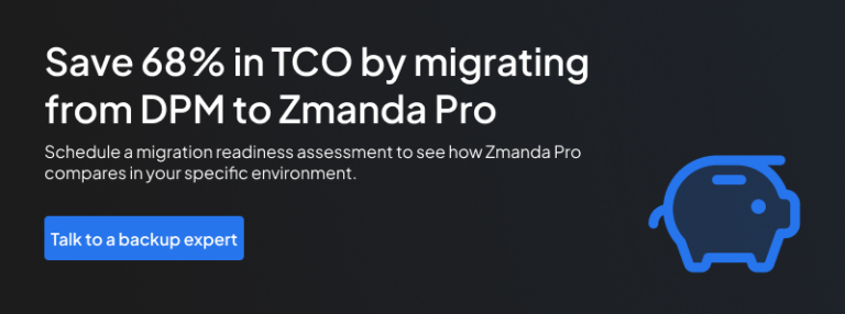 Data Protection Manager End-of-Life Announcement Warrants A Migration