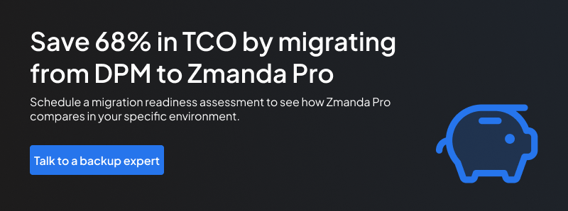 Data Protection Manager End-of-Life Announcement Warrants A Migration